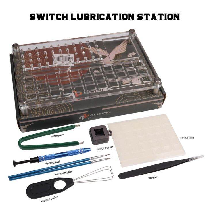 33 Switches Switch Tester Opener Lube Modding Station DIY Cover Removal ...