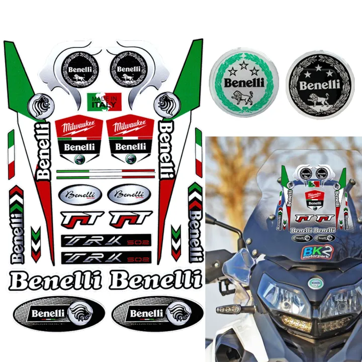 Benelli Racing Motorcycle Reflective Sticker Waterproof Motorcross ...