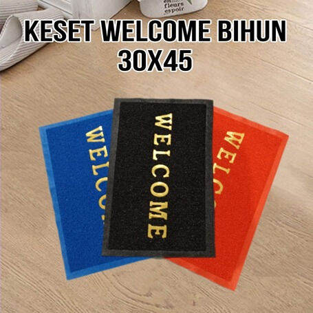 Welcome Mat Keset Alas Kaki Pintu Teras Kamar Mandi Karet Kesed Welcome ...