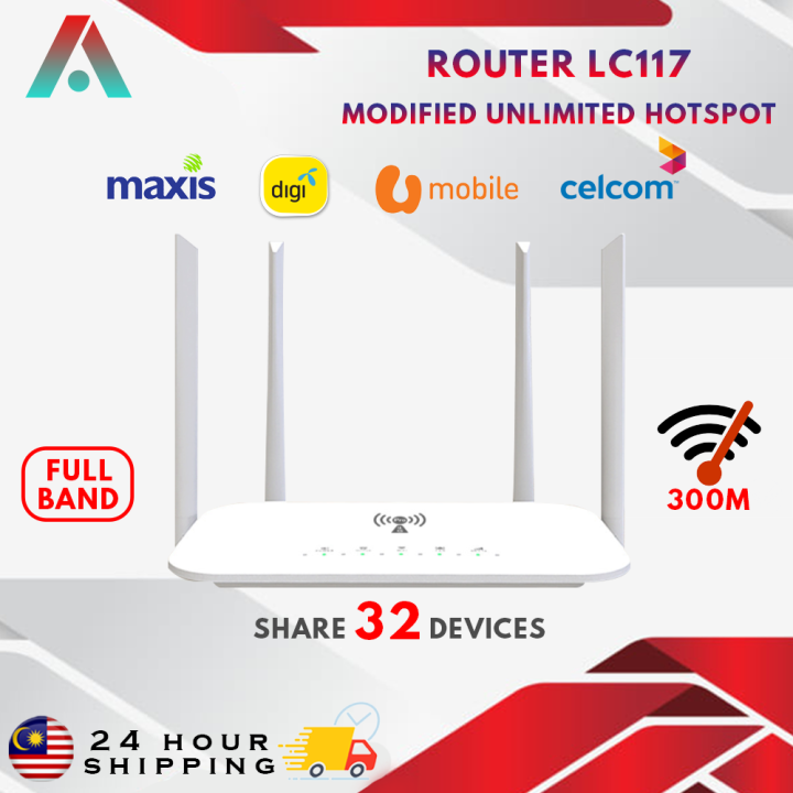 ⚡READY STOCK⚡ LC117 ROUTER MODIFIED UNLIMITED | Lazada