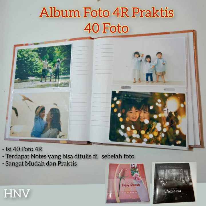 ALBUM FOTO 4R BONUS CETAK 40 FOTO 4R LENGKAP | Lazada Indonesia