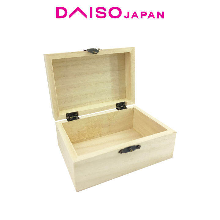 Daiso Wooden Storage Box | Lazada PH