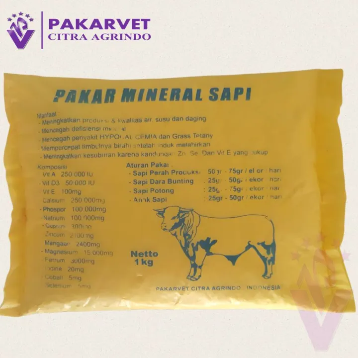 MINERAL untuk Sapi, Kambing, Domba LENGKAP sesuai Kebutuhan 1Kg ...