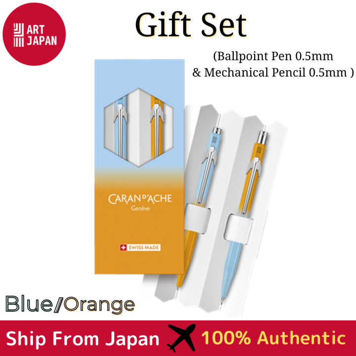 CARAN D`ACHE Fresher's 2022 Gift Set (Ballpoint Pen 0.5mm & Mechanical ...