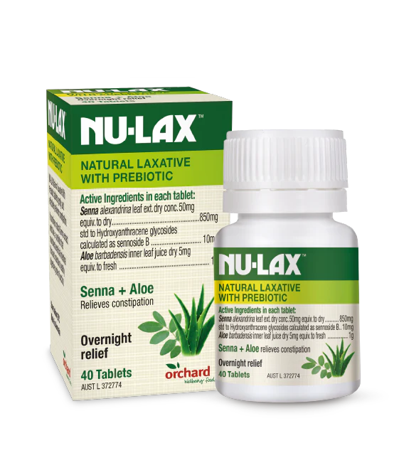 Nu-Lax Natural Laxative with Prebiotic 40 tablets | Lazada PH