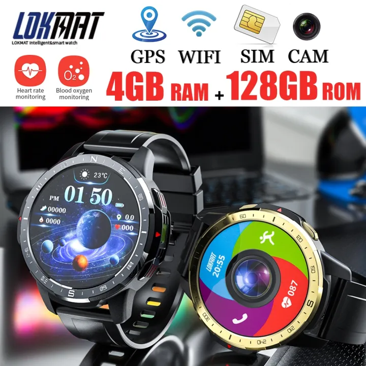 Lokmat Multi Function Android Phone Watch 4g Ram 128g Rom Gps Wifi Sim ...