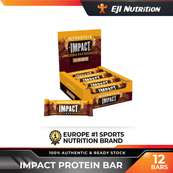 MYPROTEIN Impact Protein Bar, 12 Bars - Protein Bar | Lazada