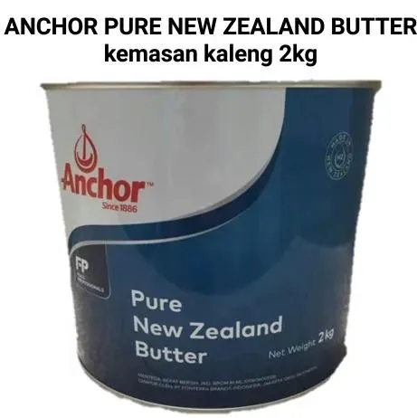 Anchor Butter Pure New Zealand Salted Butter 2kg Mentega Anchor ...