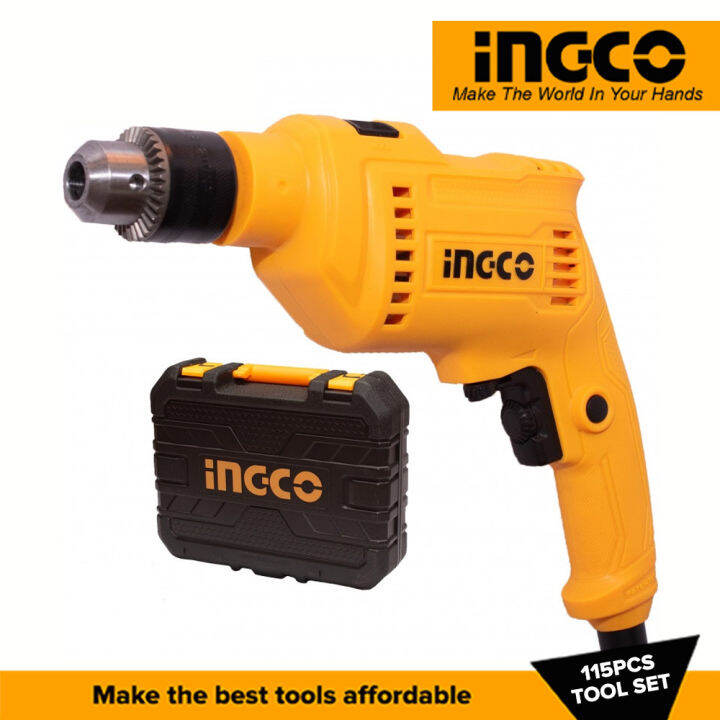 INGCO 115PCS Tool Set with 680W Impact Drill HKTHP11151 [AOD] IPT ...