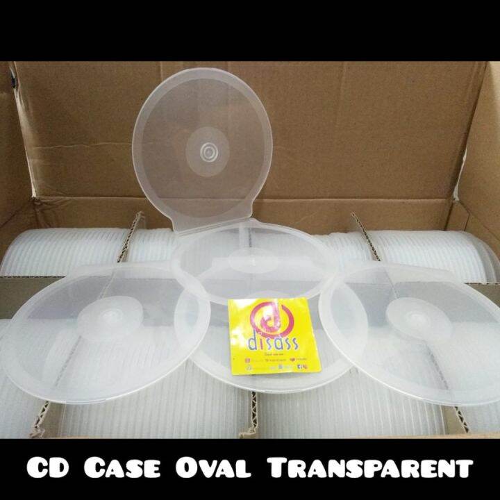 CASE CD OVAL TRANSPARAN | Lazada Indonesia