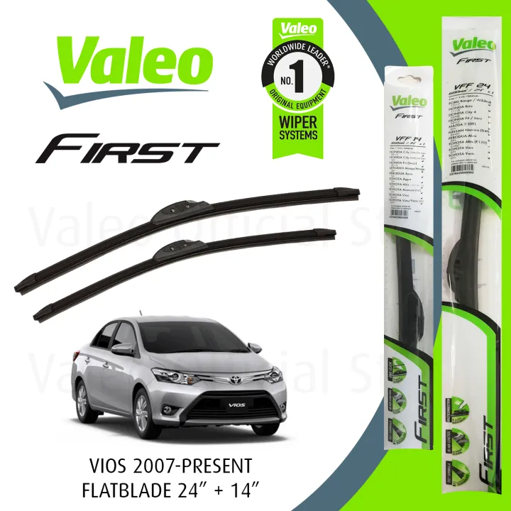 Valeo First FLAT BLADE Wiper Blade for TOYOTA VIOS 2007-PRESENT (24 ...