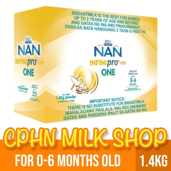NAN INFINIPRO HW One 1.4kg 0-6 Months Old Infant Formula | Lazada PH