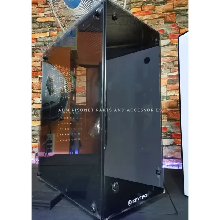 KEYTECH T850 TEMPERED GLASS GAMING CASING | Lazada PH