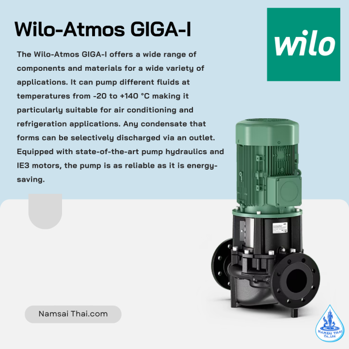 Wilo-Atmos GIGA-I PUMP | Lazada.co.th