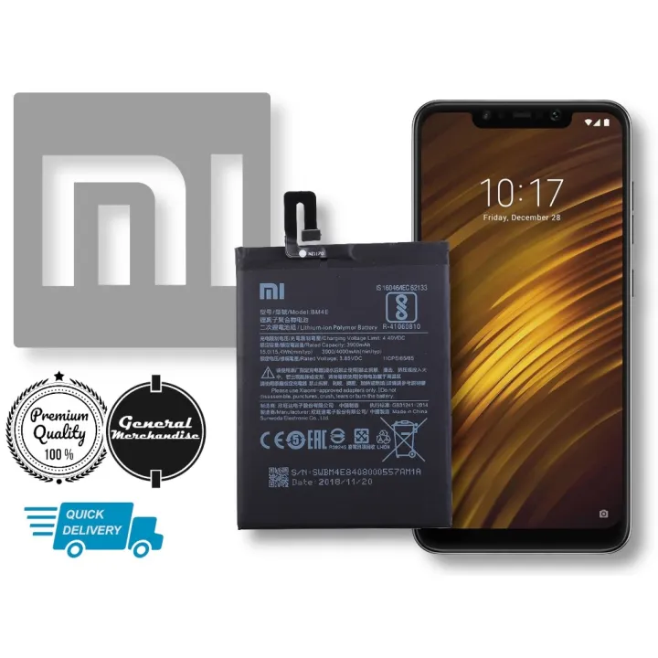 Battery for Xiaomi Mi Pocophone F1 BM4E | Lazada PH