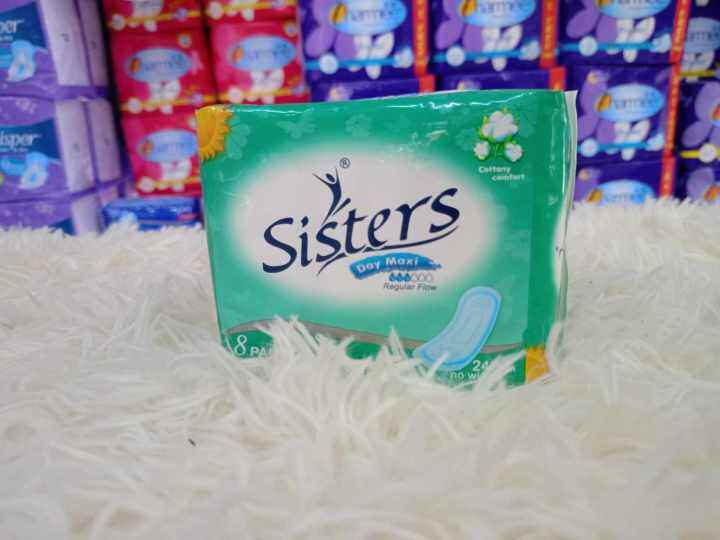 SISTERS DAY MAXI REGURAL FLOW 8pads | Lazada PH