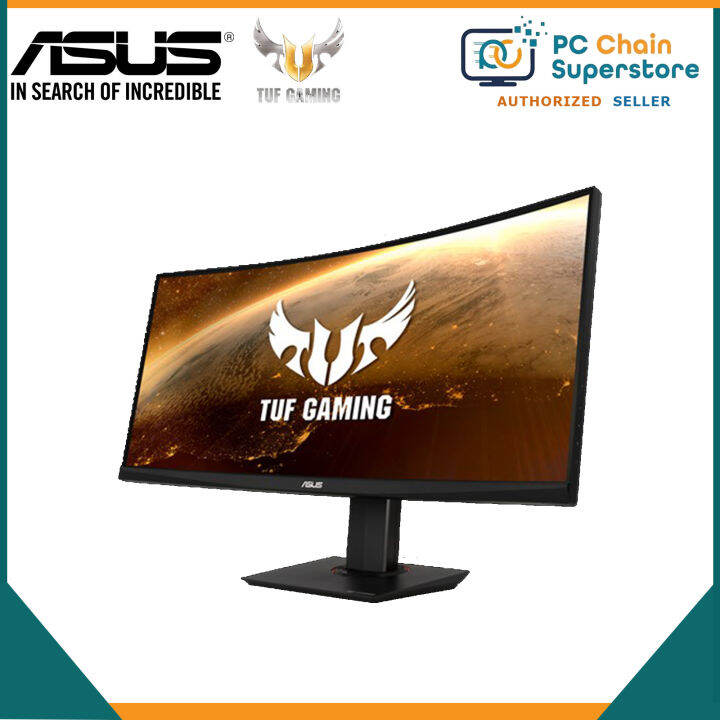 ASUS TUF Gaming VG35VQ Gaming Monitor – 35 inch WQHD (3440x1440), 100Hz ...