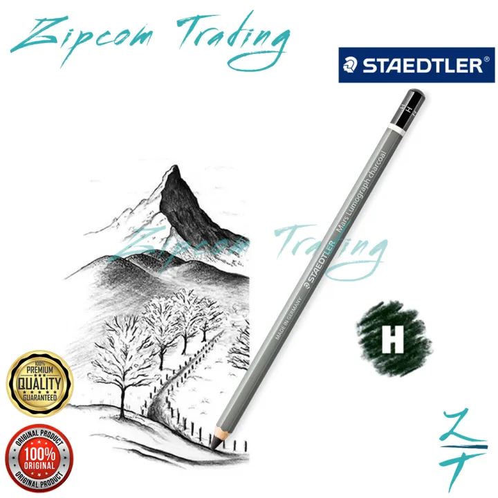 STAEDTLER Mars Lumograph Charcoal 100C Pencil (Hard, Medium , Soft) | Lazada