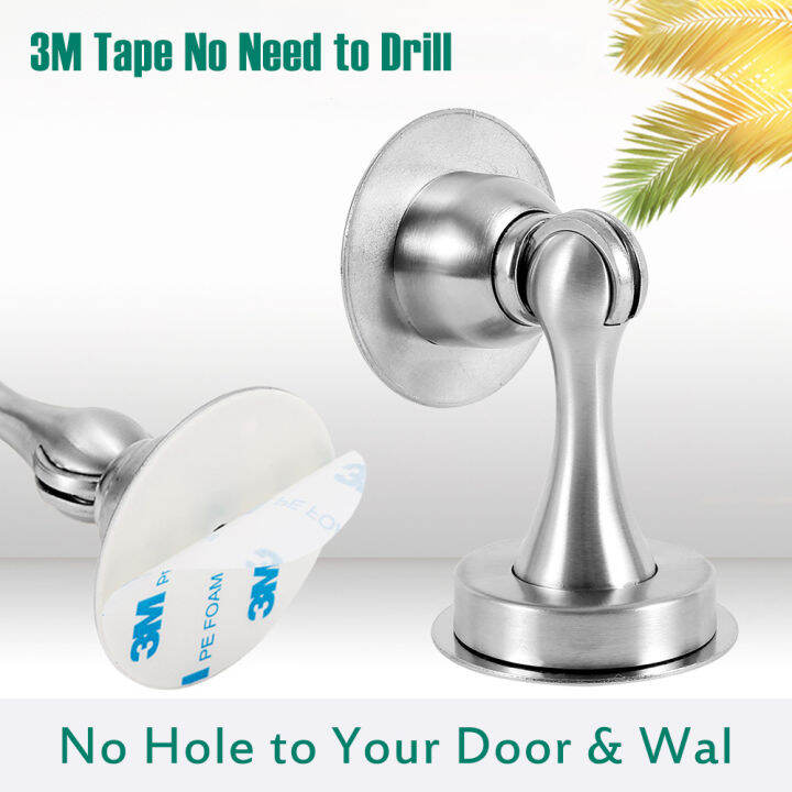 Door Stopper Magnetic No Drilling Required Magnetic Door Stop Bracket ...