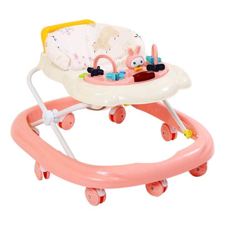 Child Care Bunny Baby Walker (8 Wheeler) (Musical Walker) (Collapsible ...