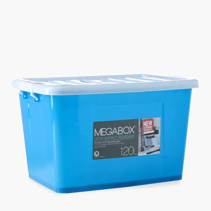 MEGABOX STORAGE BOX BLUE - 120L | Lazada PH