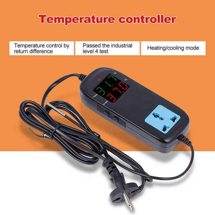 MH-2000 Digital Temperature Controller Build in Outlet 2200W 220V 10A ...