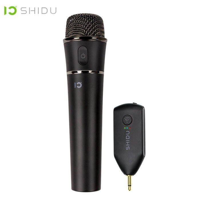 SHIDU U5 Handheld Dynamic Vocal UHF Wireless Karaoke Microphone With 3 ...