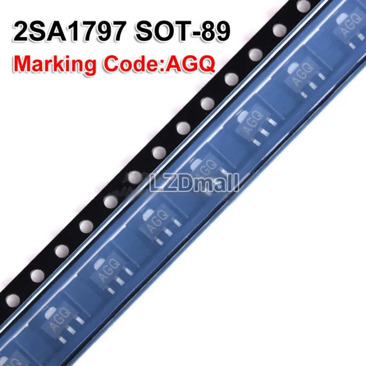 10Pcs 2Sa1797 Sot-89 Pnp 50V 2A Smd Transistor Marking Code Agq Ag ...