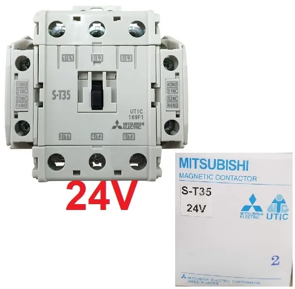 MITSUBISHI MAGNETIC ST-35 24V มิตซูบิชิ คอนแทคเตอร์ ST35 24โวล | Lazada ...