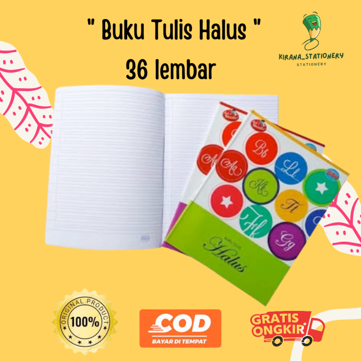 BUKU TEGAK BERSAMBUNG BUKU HALUS SINAR DUNIA 38 LEMBAR [ PCS ] | Lazada ...