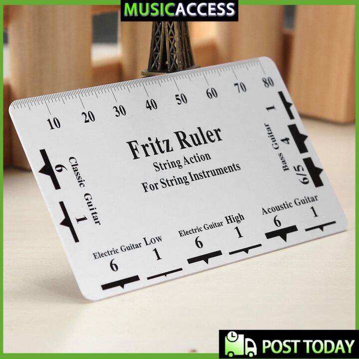 Guitar String Action Gauge String Pitch Ruler Measuring Tool Classical ...