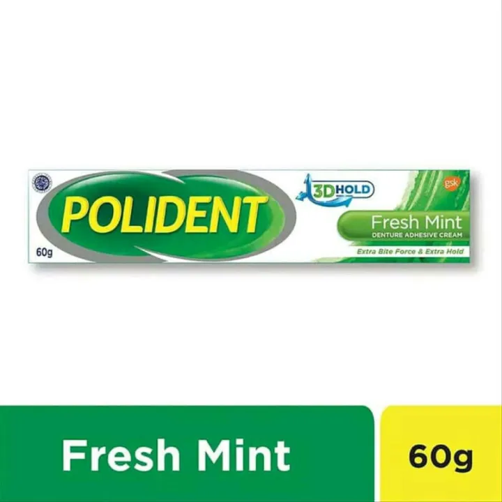 Polident Polydent Poliden Polyden Lem Gigi Tube Besar 60 Gr Adhesive ...