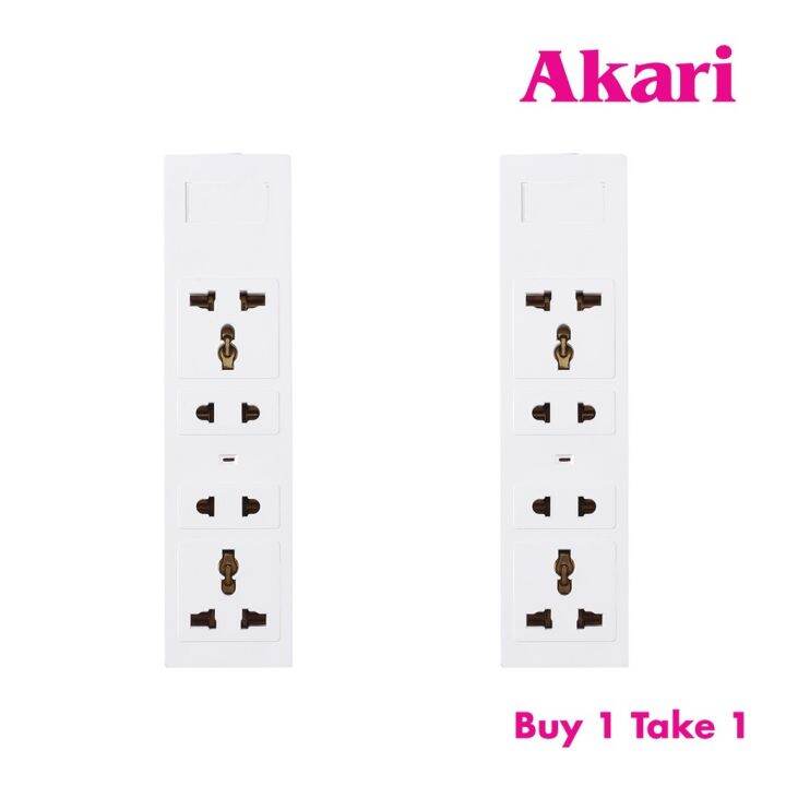 Original Akari 4-Gang Extension Cord with 10-meter wire (AEC-H2010) - 2 ...