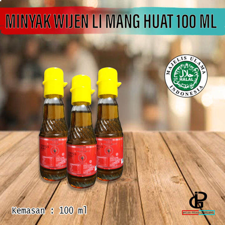 Minyak Wijen Li Mang Huat 100 Ml / Sesame Oil LI MANG HUAT | Lazada ...