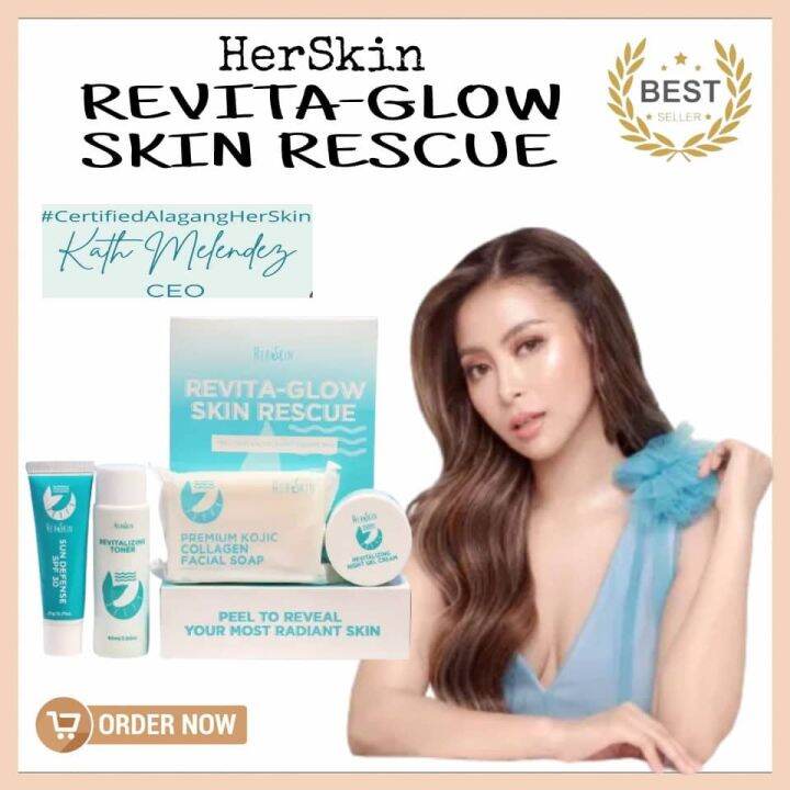 ORIGINAL HER SKIN Revita-Glow Skin Rescue Kit HerSkin Rejuvenating Set by Kath Melendez | Lazada PH