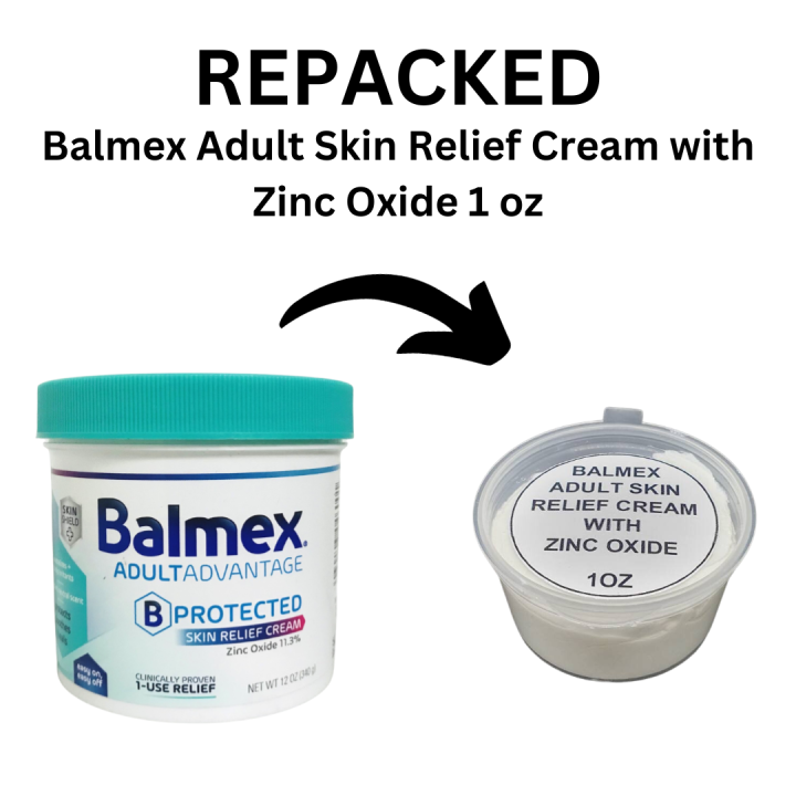 REPACKED Balmex Adult Skin Relief Cream with Zinc Oxide 1 oz | Lazada PH