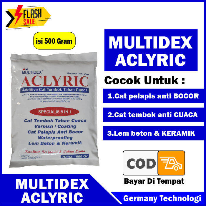Multidex Obat Campuran Cat Tembok Tahan Cuaca Lembab Anti Bocor Dan ...