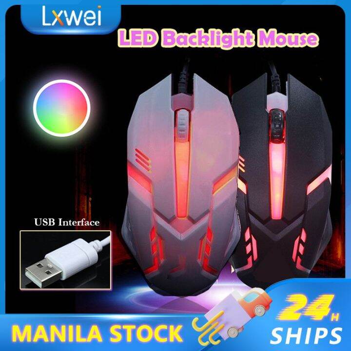 【Local Stock】MOUSE Gaming Mouse USB Optical Mouse Universal Mouse ...