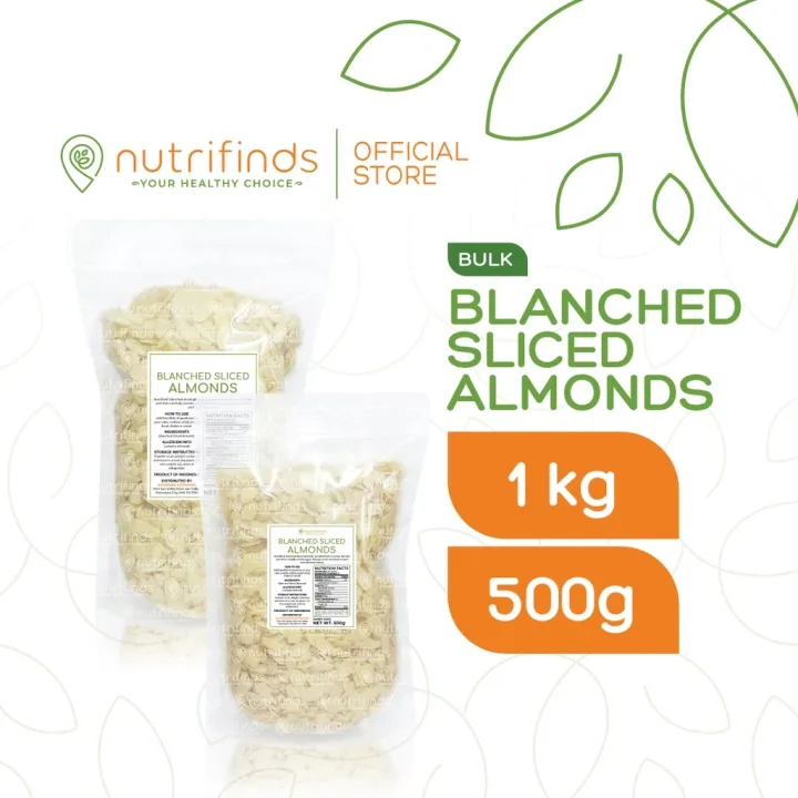 Nutrifinds® Blanched Sliced Almonds - BULK | Lazada PH