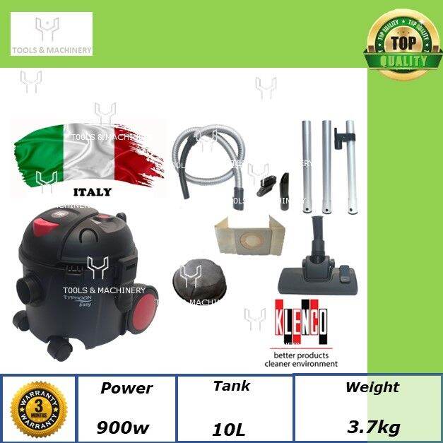 TH KLENCO TYPHOON EASY ROBUST DRY VACUUM CLEANER | Lazada