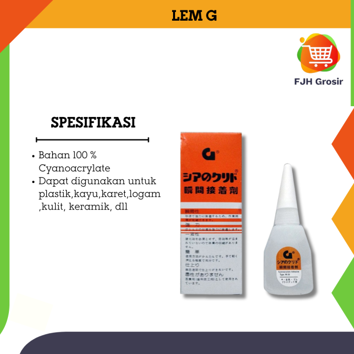 Lem G Lem Korea Serbaguna Lem Perekat Super Glue Cair (Pcs) | Lazada ...