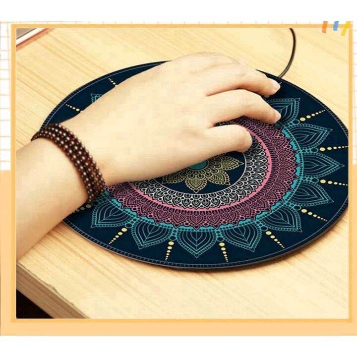 Circle Mouse Pad 20 Styles Cartoon Art Design Mousepad Round Office ...