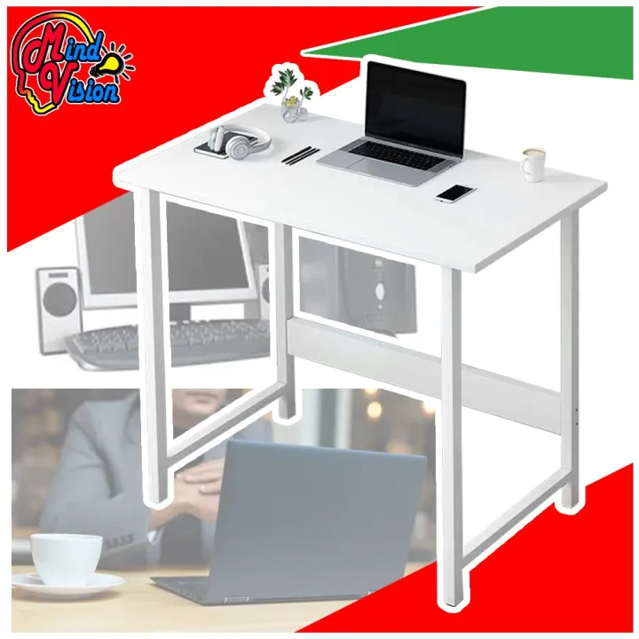 Wooden Durable Computer Desk Laptop Table for Home Office Working Study ...