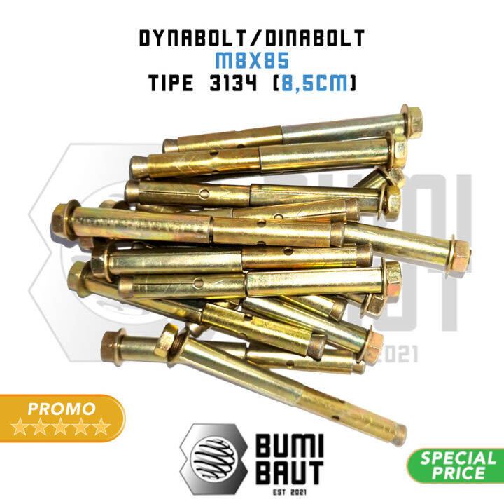Dynabolt M8 x 85 Kuning (8,5CM) | Lazada Indonesia