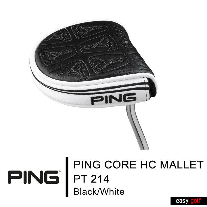 PING HEAD CORE HC MALLET PT 214 สี BK/WH PING HEAD COVER 214 ปลอกหัวไม้ ...