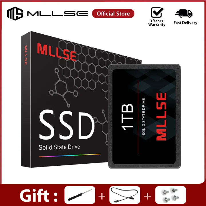 MLLSE 2.5 Inch ssd 1tb 120gb 256gb 512gb 480gb 240gb 128gb SATA III Hdd Hard Disk Internal Solid ...