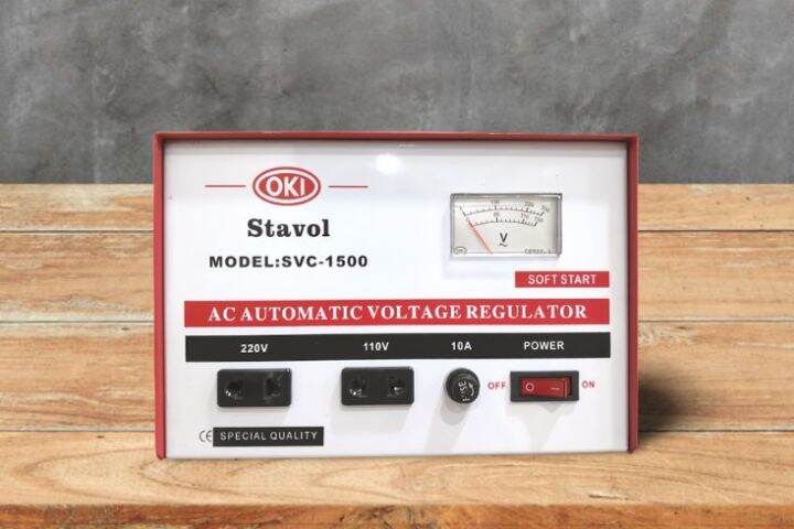 Stabilizer Listrik Stavol OKI 1500 Watt - Merek : OKI Stavol SVC 1500W ...
