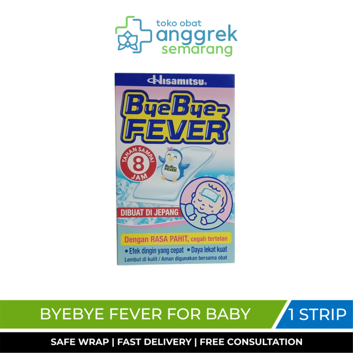 BYE-BYE FEVER BAYI 1 LEMBAR | Lazada Indonesia