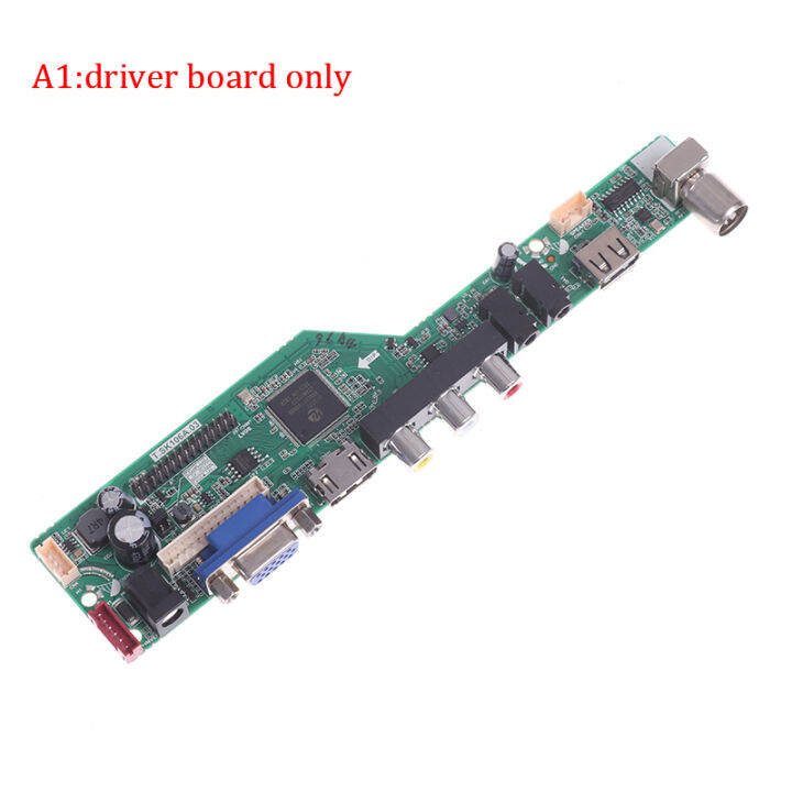 FUYU T.V53.03 Universal LCD TV Controller Driver Board V53 analog TV ...