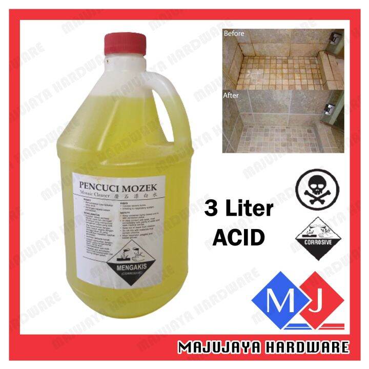 3 LITER Pencuci Mozek Stain Remover Mosaic Cleaner Cement Remover ...
